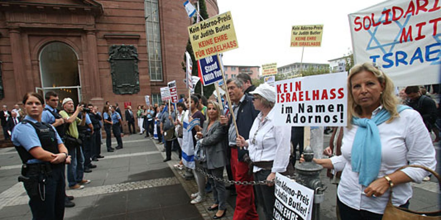 Protest gegen Adorno-Preis für Judith Butler | Jüdische Allgemeine