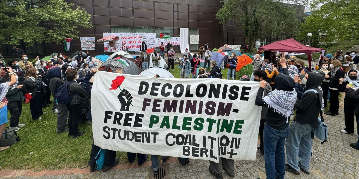 Israel-Hasser besetzen Hof der Freien Universität | Jüdische Allgemeine